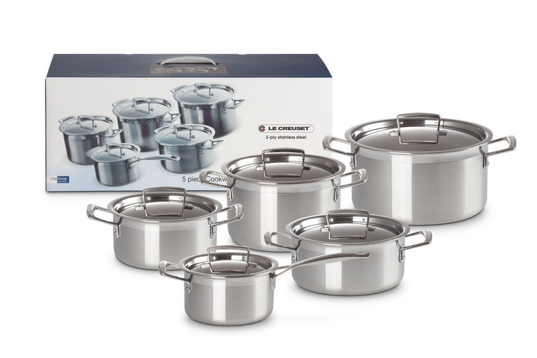Tri ply stainless steel cookware store